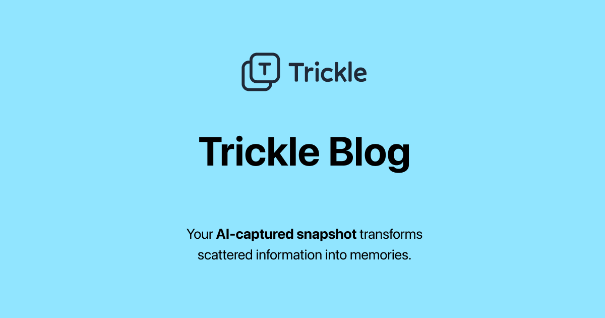 Trickle Blog: Latest Trends & Tips